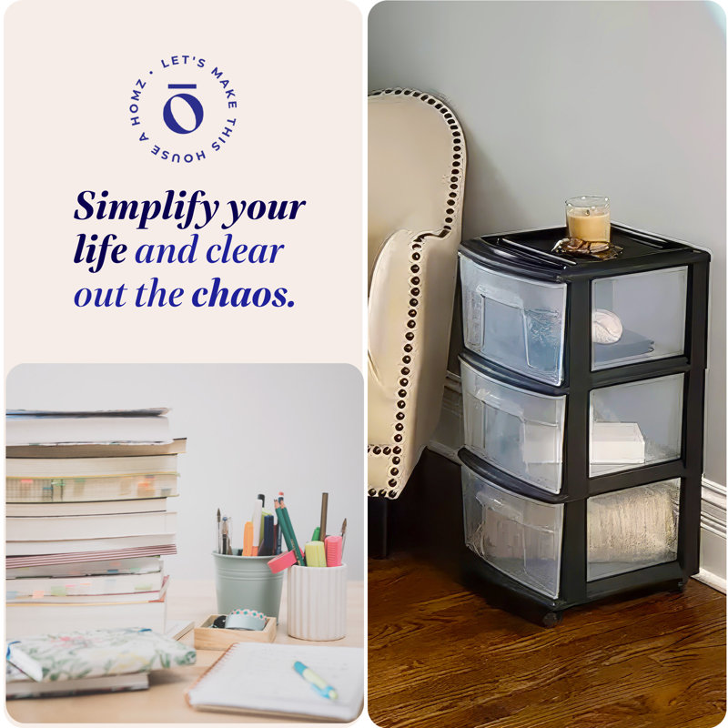 Plastic storage containers with drawers store